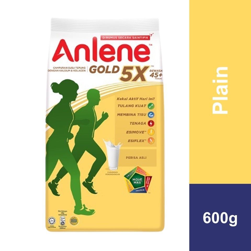 [Offer]ANLENE Gold 5X High Calcium High Protein Plain Milk Powder Susu ...