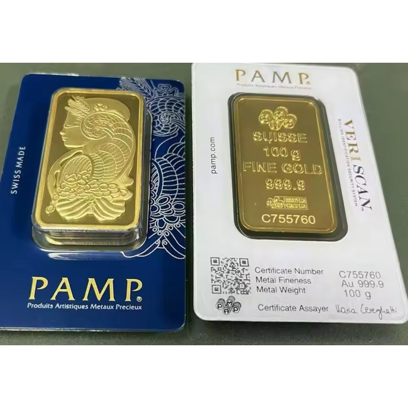 100g Bar Emas Bercat 24k emas, isi tembaga - Peroleh Sentuhan Eksklusif ...