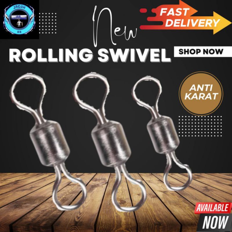 【SWIVEL FISHING】stainless steel/ swivel/kekili pancing /Rolling Swivel ...
