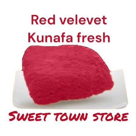 red velvet kunafa dough kunafa dough flavour red velvet fresh no1 ...