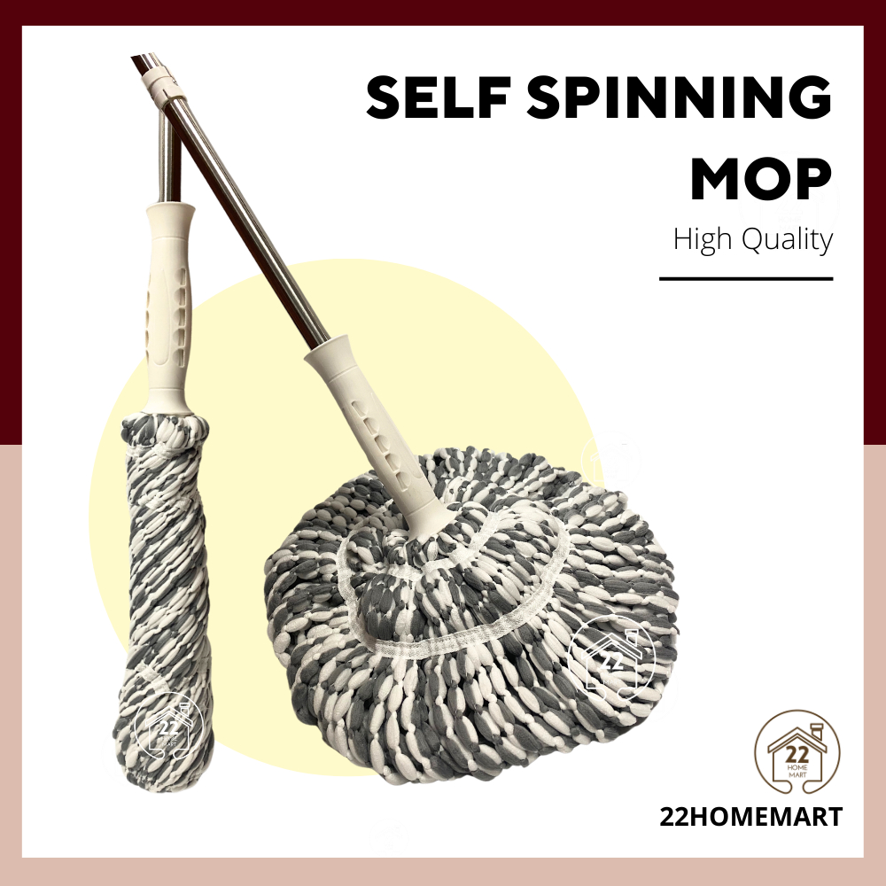 High Quality Magic Spin Microfiber Mop with Stainless Steel Handle Spin ...