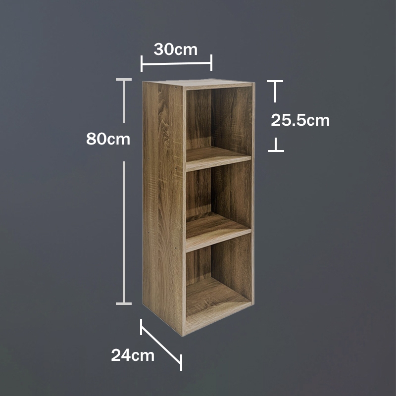 [Ready Stock] HK 3 Tier High Quality Multipurpose Colorful Rack Book ...