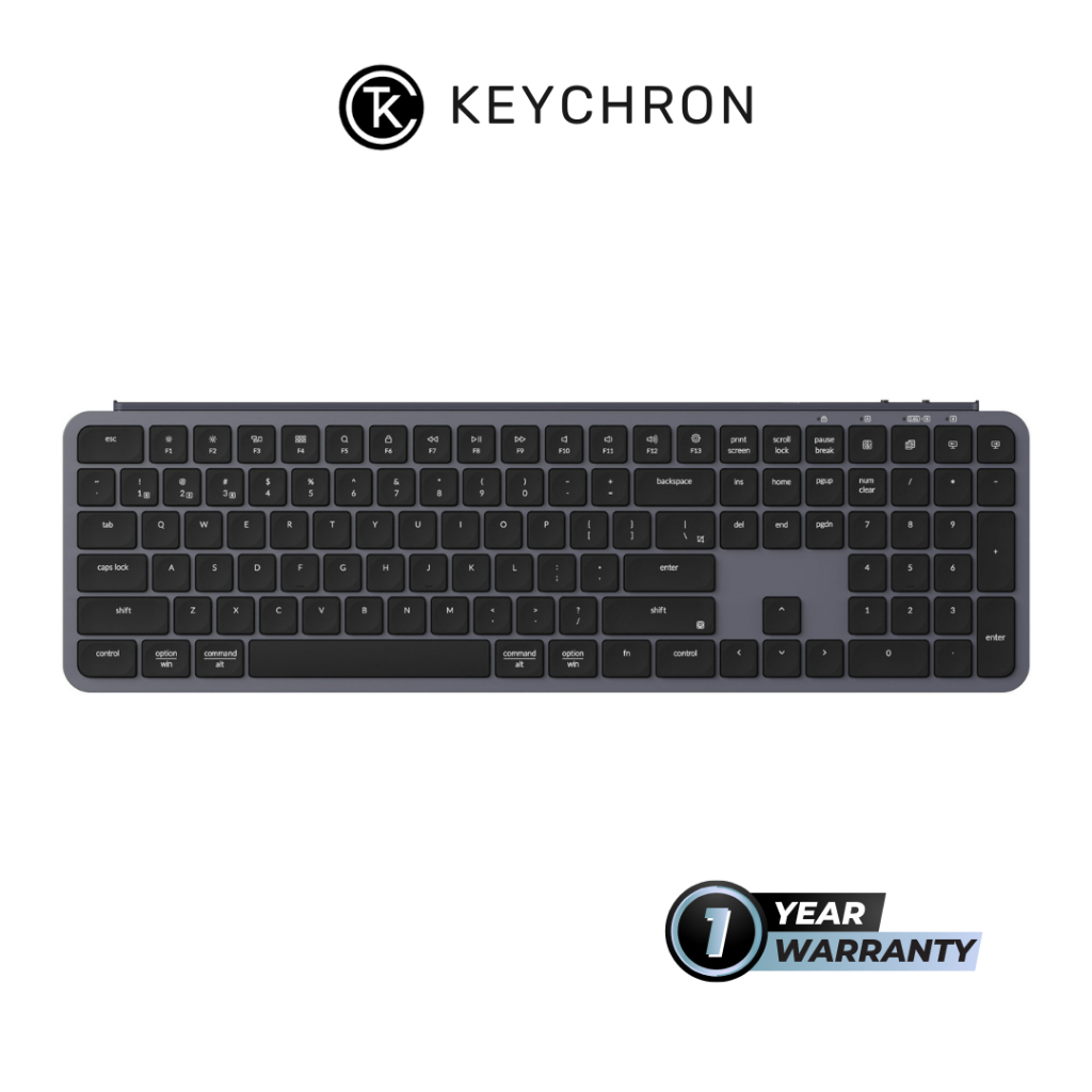 Keychron B6 Pro Ultra-Slim Wireless Keyboard Tri-mode ZMK Support Long ...