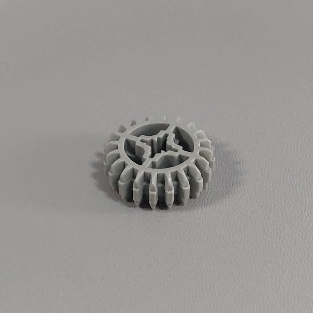 Lego Parts Technic Bionicle - Light Gray Technic Gear 20 Tooth Double ...