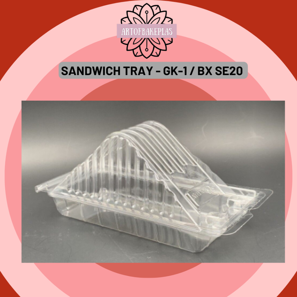 Sandwich box with Lock {50pcs} {100pcs} / BX SE-20/GK1 / Bakery ...