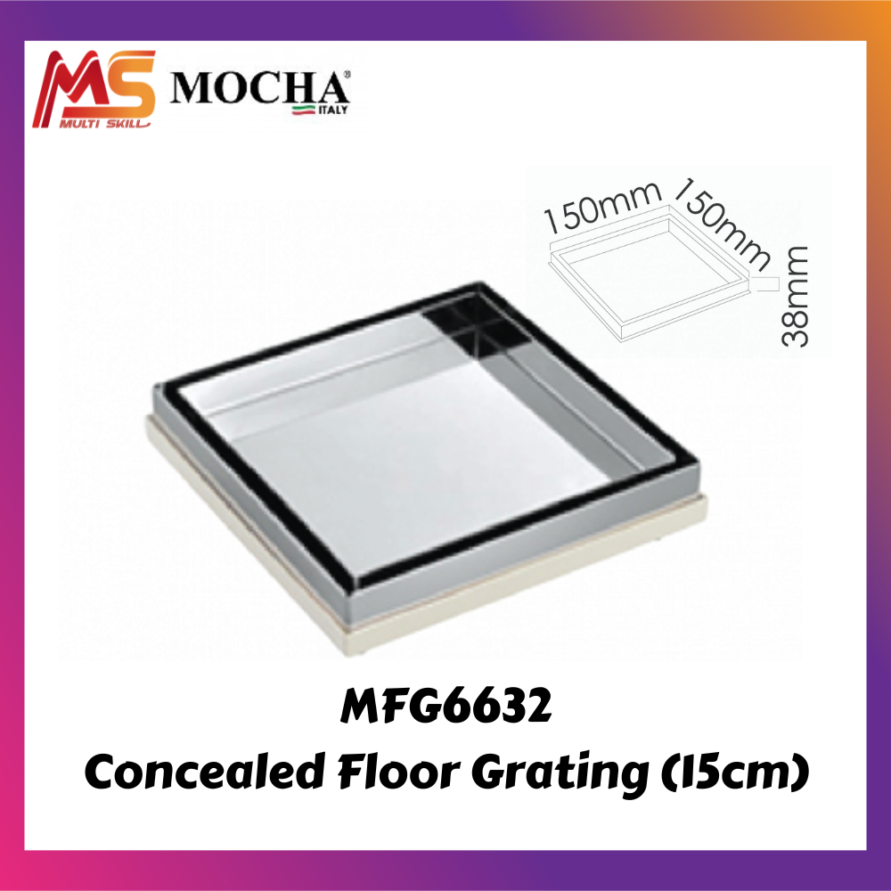 MFG6632 *Ready Stock* Mocha Concealed Floor Grating (15cm) | Shopee ...