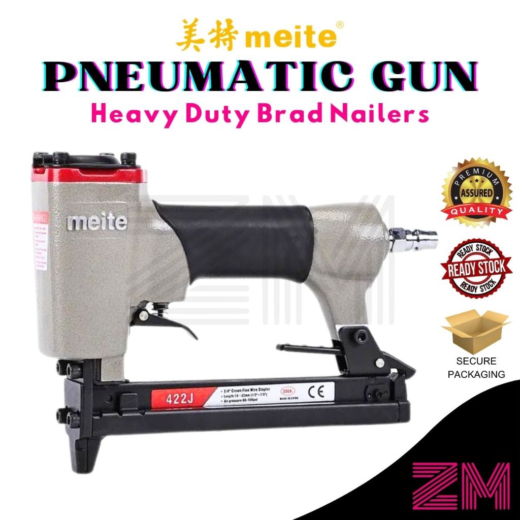 Meite Air Brad Nailer Pneumatic Gun FST50/ST64/F32/422J/T50SA/P622C ...