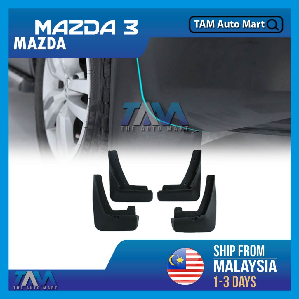 Mazda 3 BP Mud Flats / Mudguards Fenders Mud Flaps Splash Wheelguard ...