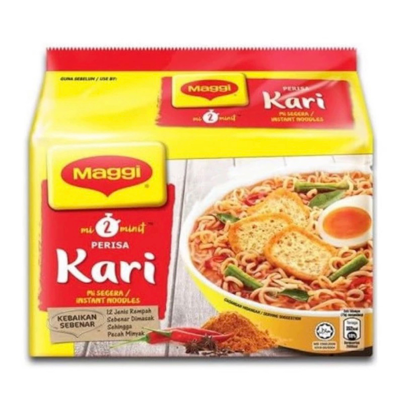 MAGGI MEE PERISA KARI 1 PACK(5 x 79g) | Shopee Malaysia