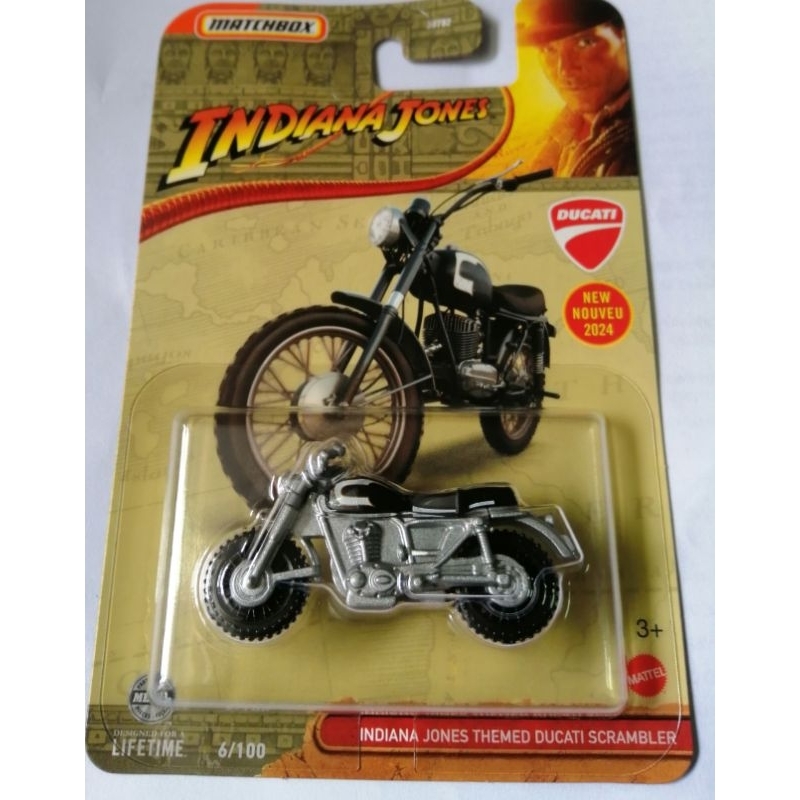 Matchbox Indiana Jones Themed Ducati Scrambler 2024 Edition | Shopee ...