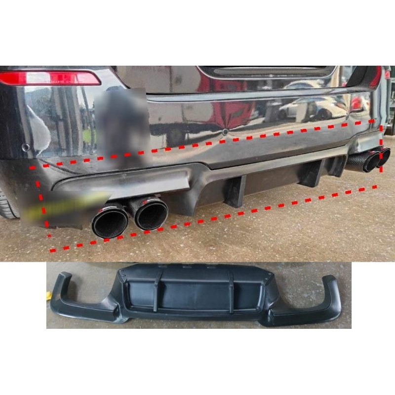 BMW F10 Rear Diffuser M5 MSport Vorsteiner | Shopee Malaysia