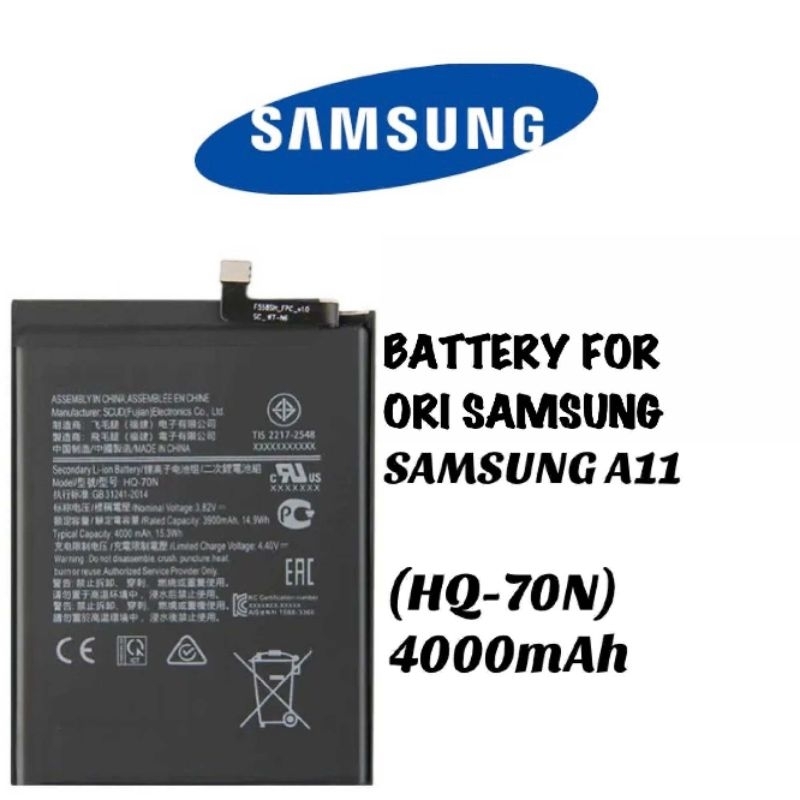 Samsung A11 HQ-70N Battery Original | Shopee Malaysia