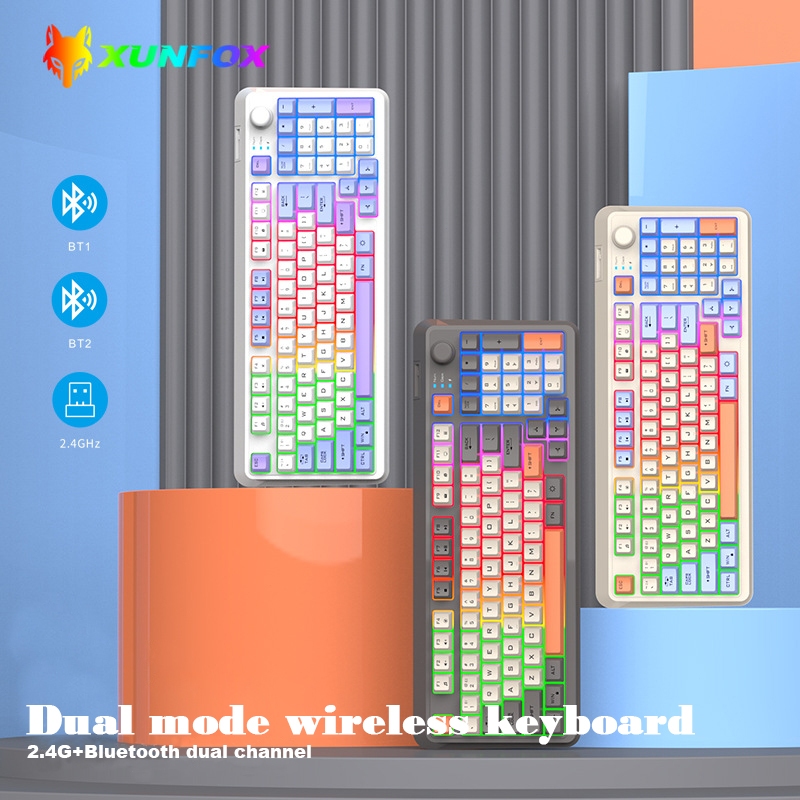 [Local Stock]K94 Gaming Keyboard Wireless Bluetooth RGB Light With ...