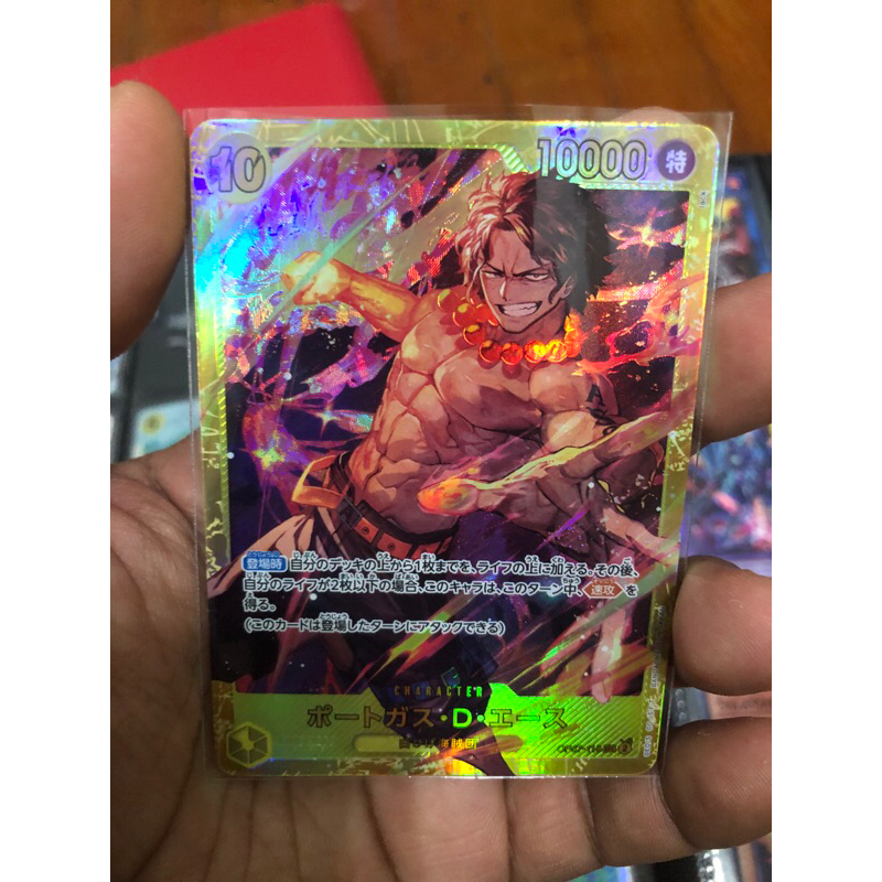 One piece trading card game OP07-119 Portgas.D.Ace (SEC) | Shopee Malaysia