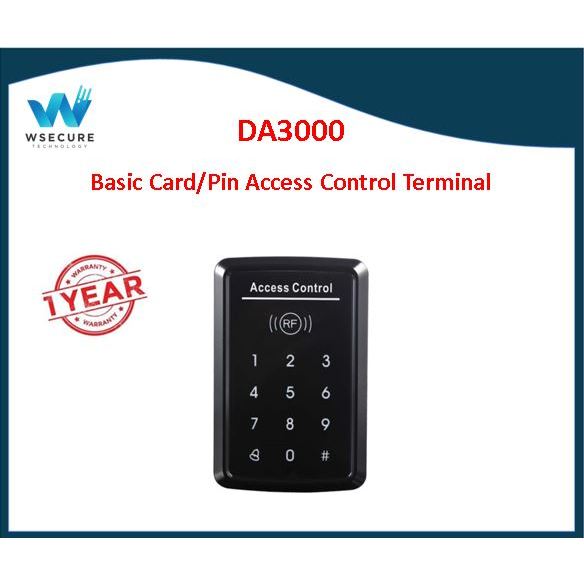 Standalone RFID ID EM Basic Card/PIN Access Control Terminal - DA3000 ...
