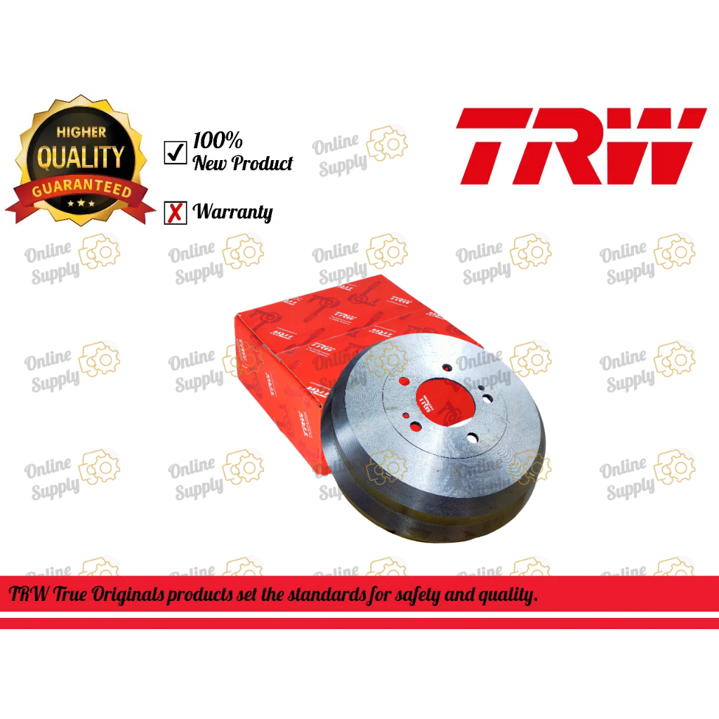 (Original TRW) For Mitsubishi Triton VGT 4WD (5Hole) Rear Brake Drum ...