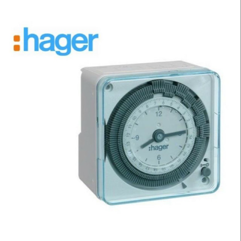 ORIGINAL HAGER 24hrs TIMER SWITCH / TIME SWITCH EH711 | Shopee Malaysia
