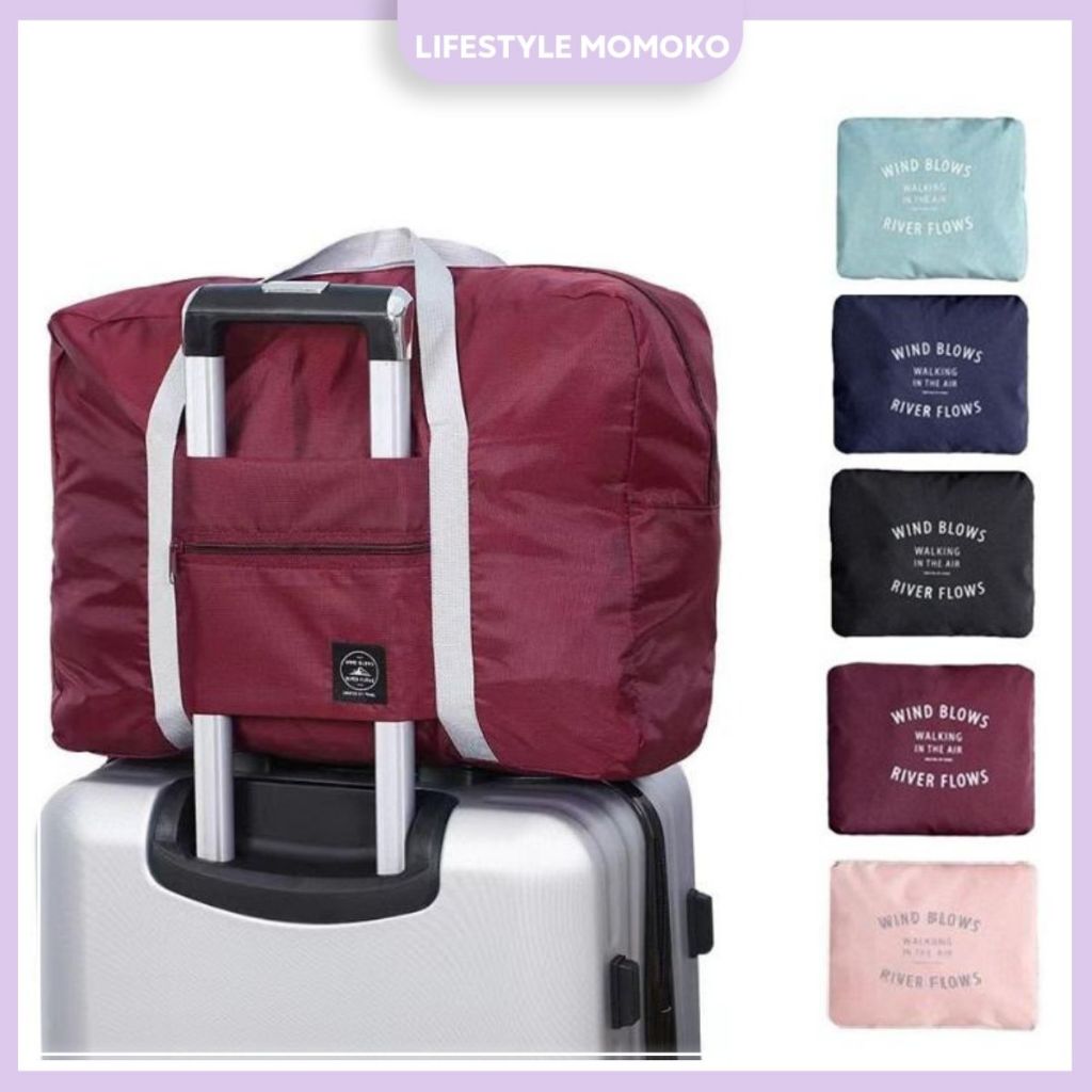 WIND BLOWS Taiwan Style Travel Foldable Storage Bag Luagge Bag Beg ...