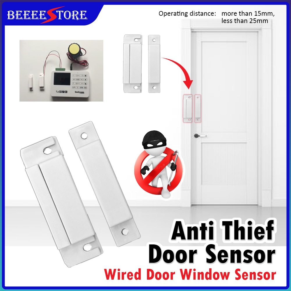 31 Wired Door Window Sensor Magnetic Home Alarm System Detector Door ...