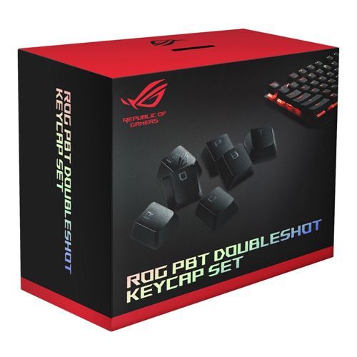 ASUS ROG PBT DOUBLESHOT KEYCAP SET AC03 (Original) *Display Unit ...