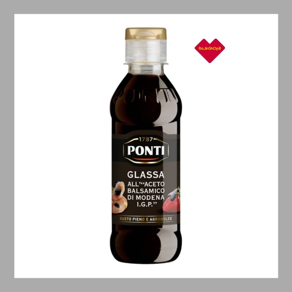 Ponti Balsamic Vinegar Glaze – 250g | Authentic Italian IGP Aceto ...