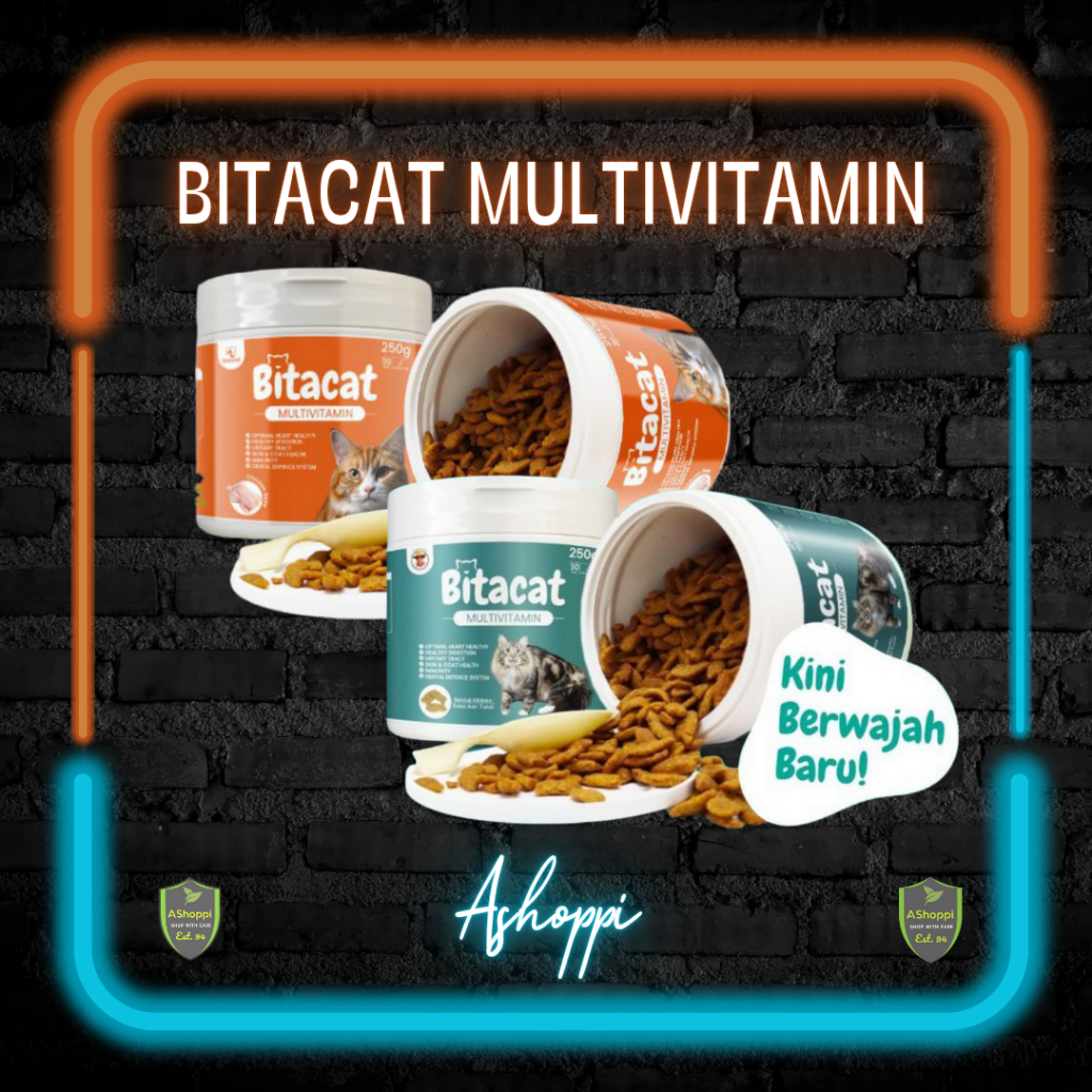 💯 ORIGINAL HQ 💯 BITACAT MULTIVITAMIN FOR CAT VITAMIN KUCING | Shopee ...