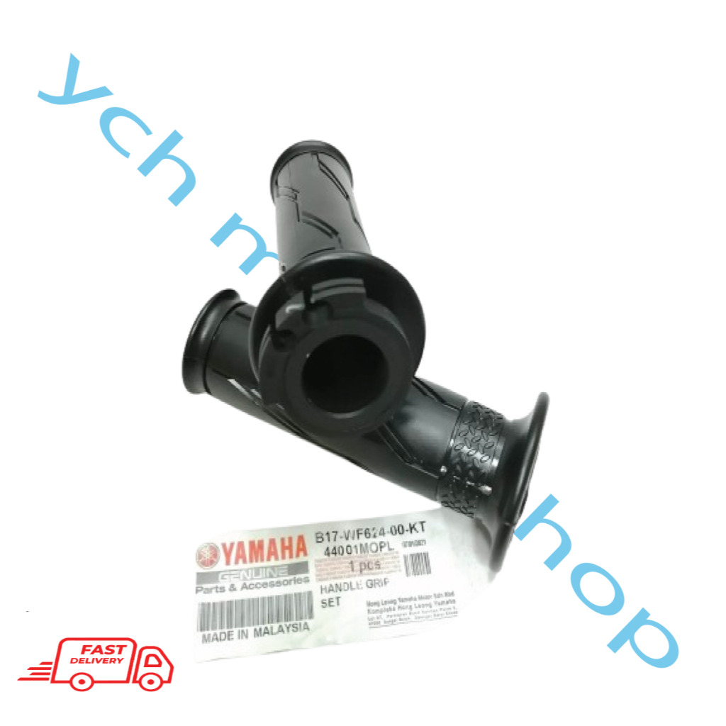 YAMAHA Y15 Y15ZR V1 V2 Y16 Y16ZR 100% ORIGINAL HANDLE GRIP SET THROTTLE GRIP SARUNG │ B17-WF624 ...