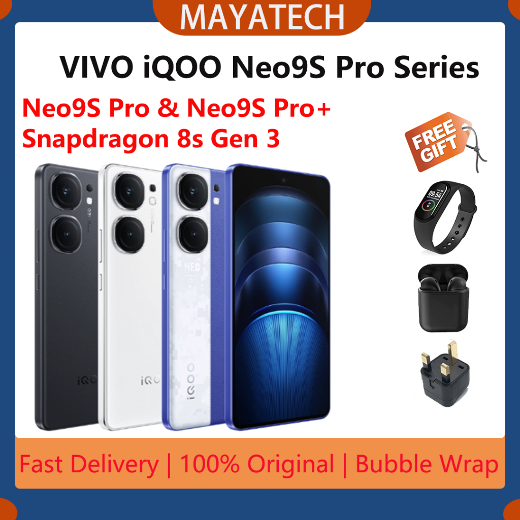 Brand New VIVO iQOO Neo9S Pro+Snapdragon 8 Gen 3/VIVO IQOO Neo9S Pro 6.78 inches Mediatek ...