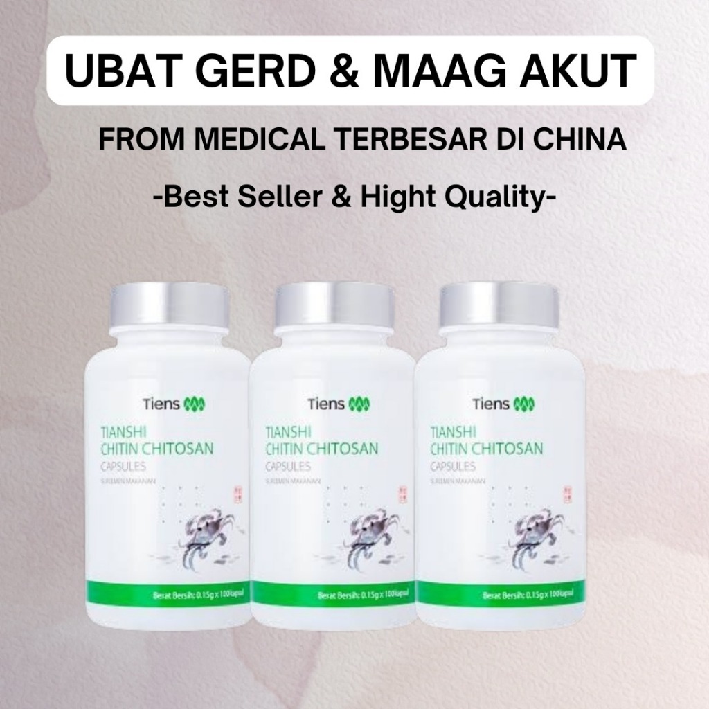 SUPLEMENT CHITIN CHITOSAN CAPSULE 100% ORIGINAL - UBAT GERD MEMBANTU ...