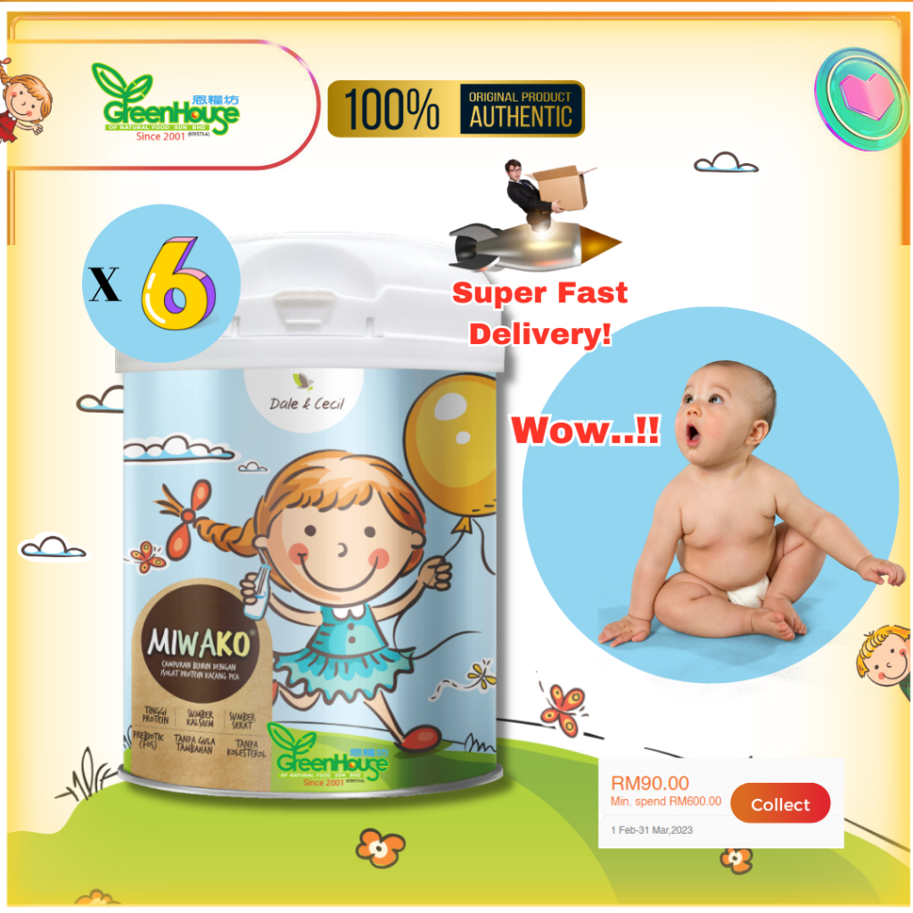 (25.4)DALE & CECIL-MIWAKO MILK 700G *6 (Exp: Oct 2026) | Shopee Malaysia