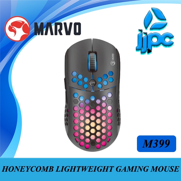 Marvo M399 Honeycomb Lightweight Gaming Mouse | Shopee Malaysia