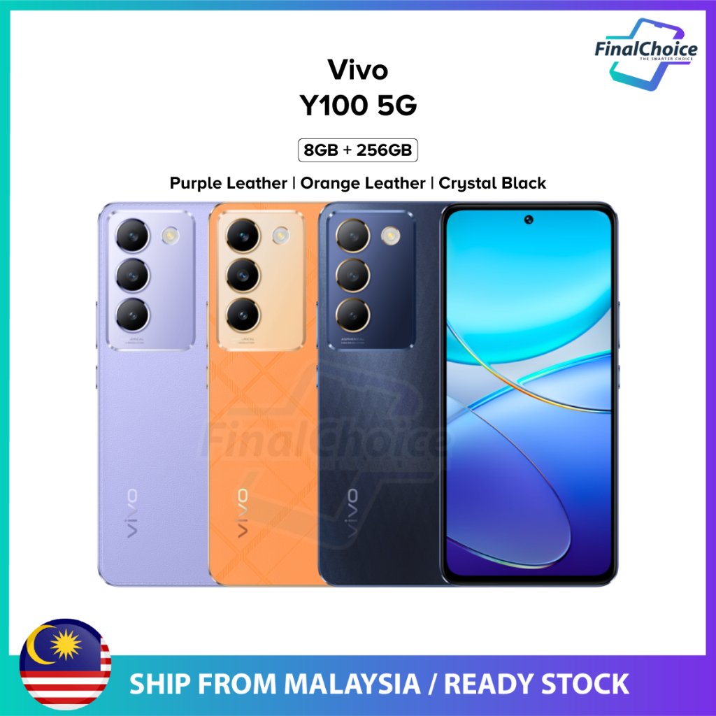 Vivo Y100 5G/V2327 (8GB+256GB) Original Vivo Malaysia Warranty | Shopee ...