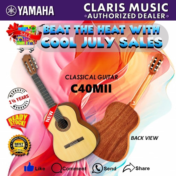 Yamaha C40M II Nylon String Classical Guitar-NEW UNIT! (C40 M/ C-40 M/ C40M II/ C40M-II/ C40 ...