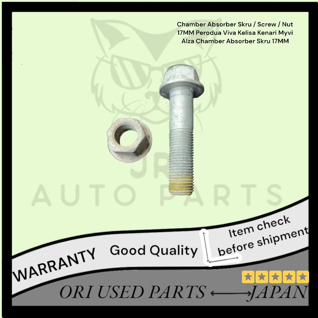 Chamber Absorber Skru / Screw / Nut 17MM Perodua Viva Kelisa Kenari ...