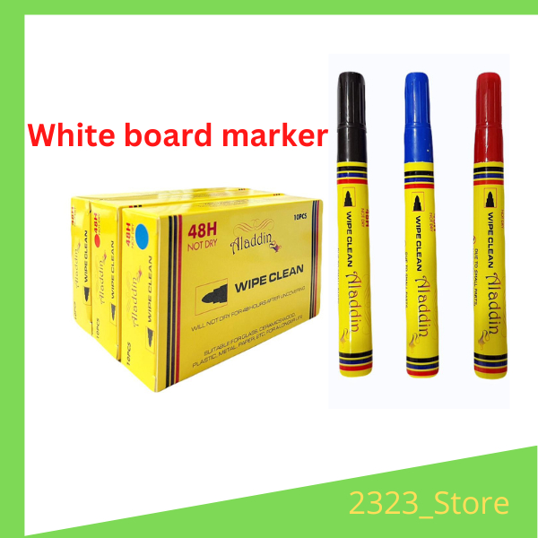 ( 100pcs ) Whiteboard Permenant Marker Pen 500 Papan Tulis maker pen ...