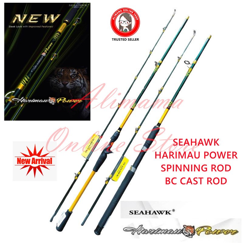 BARU SEAHAWK HARIMAU POWER SPINNING FISHING ROD | Shopee Malaysia