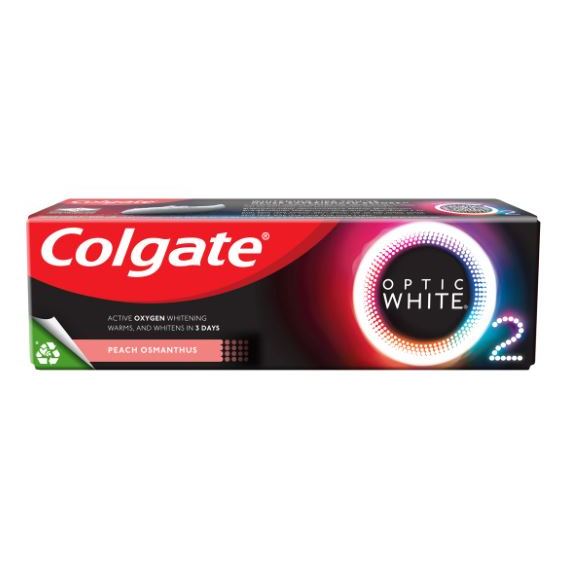 COLGATE Optic White O2 Toothpaste Peach Osmanthus 85 g. | Shopee Malaysia