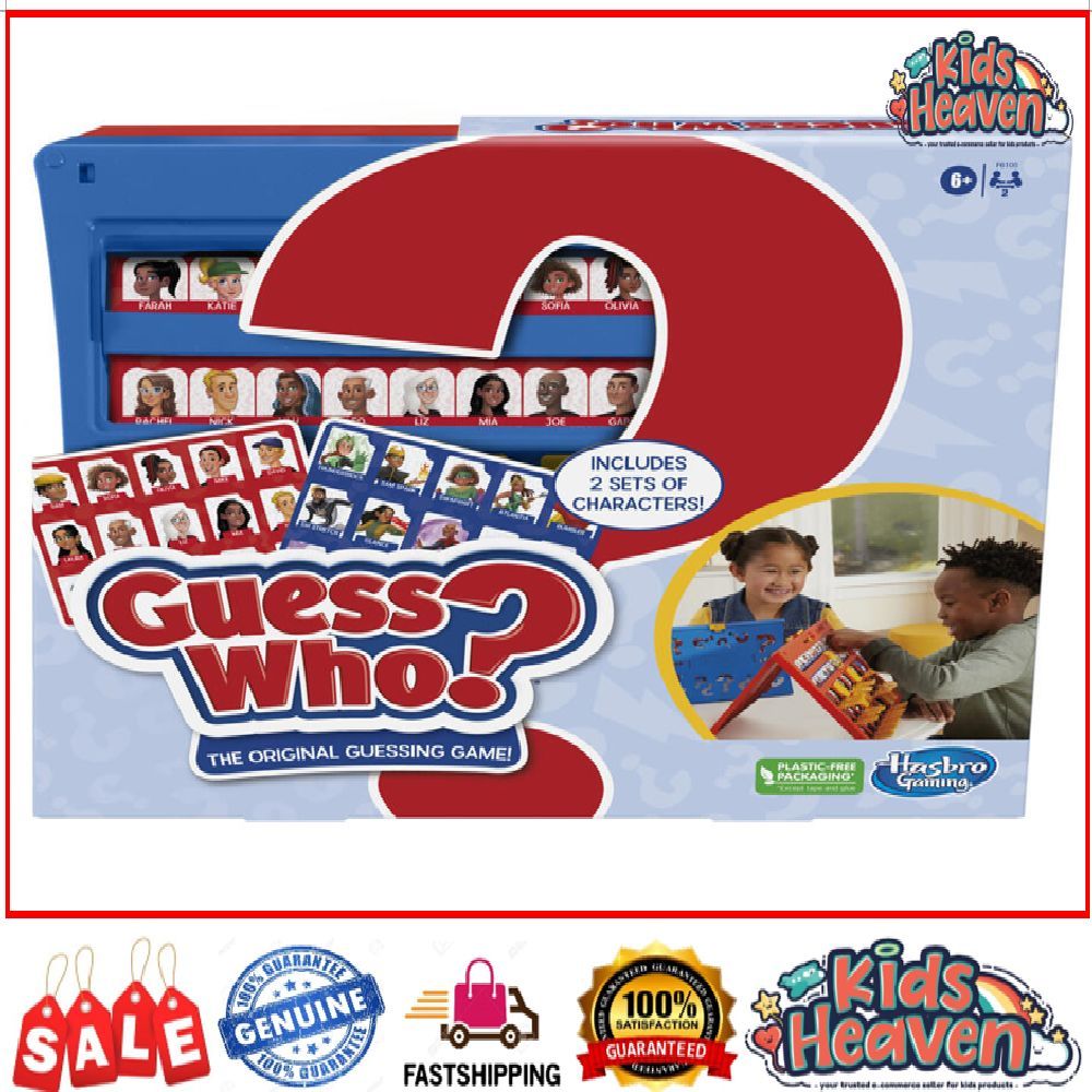 Guess Who ? Grab and Go / Classic Board Game (100.0% Original Hasbro ...