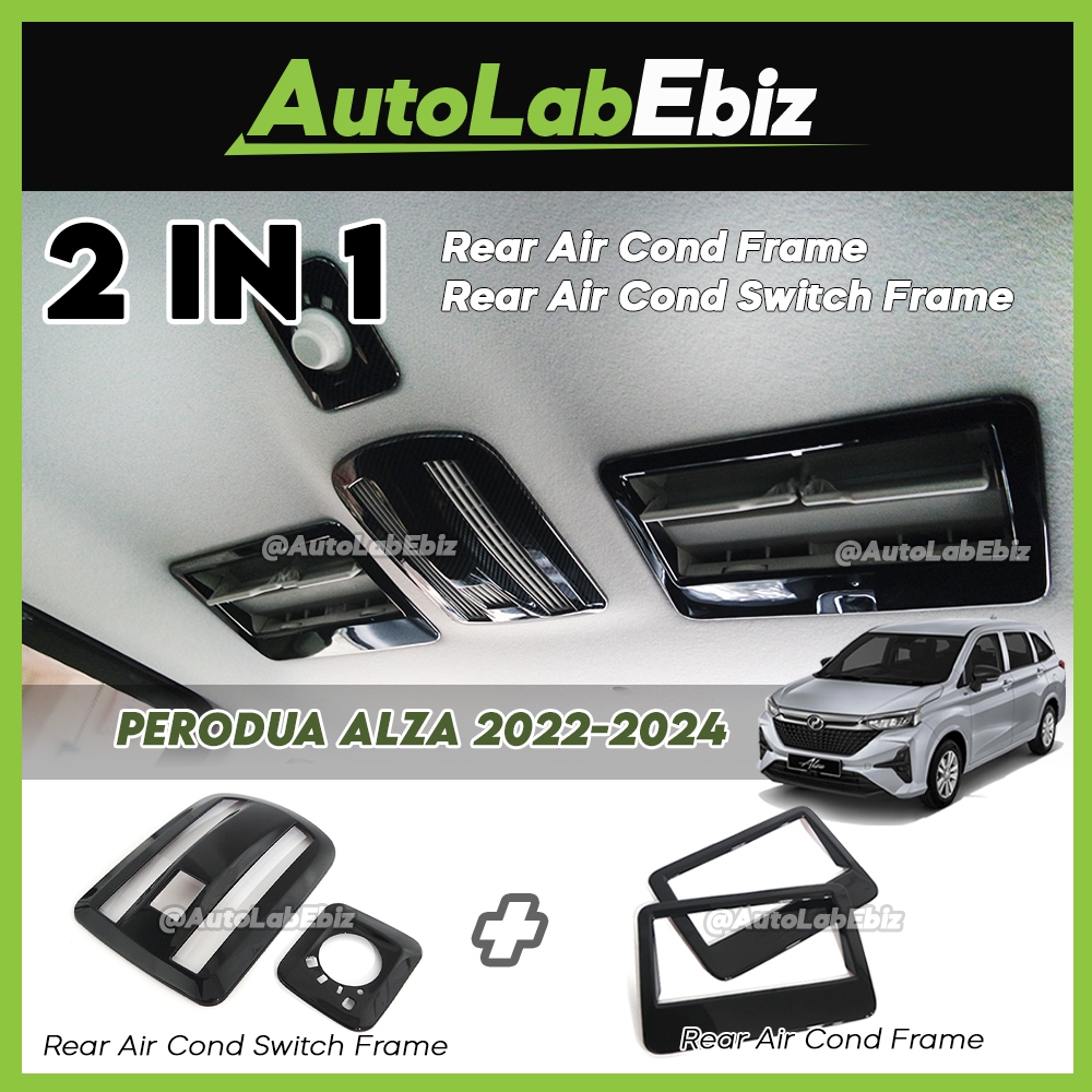 🔥NEW🔥 Perodua Alza 2022-2024 NEW Alza 2 in 1 Rear Air Cond Switch Frame ...