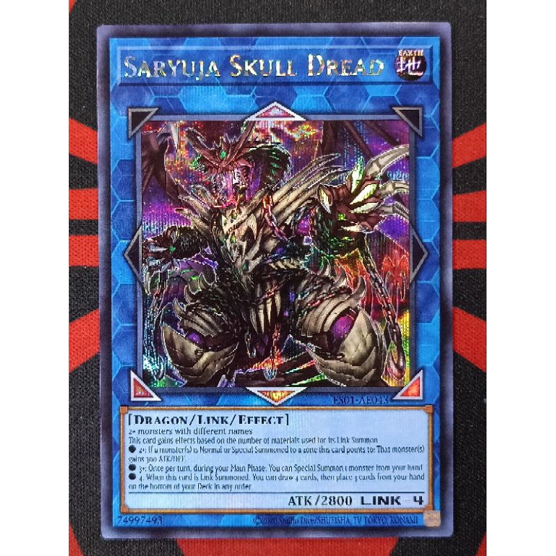 YUGIOH KONAMI ES01-AE043 Saryuja Skull Dread (Secret Rare/Ultra Rare ...