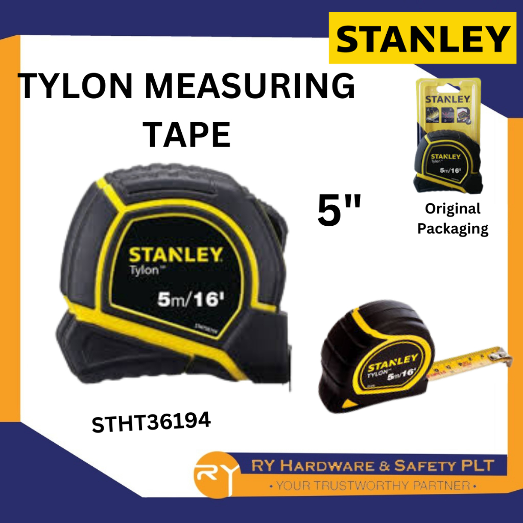 STANLEY 36-194 Tylon Measuring Tape 5MTR (Stl36194) | Shopee Malaysia