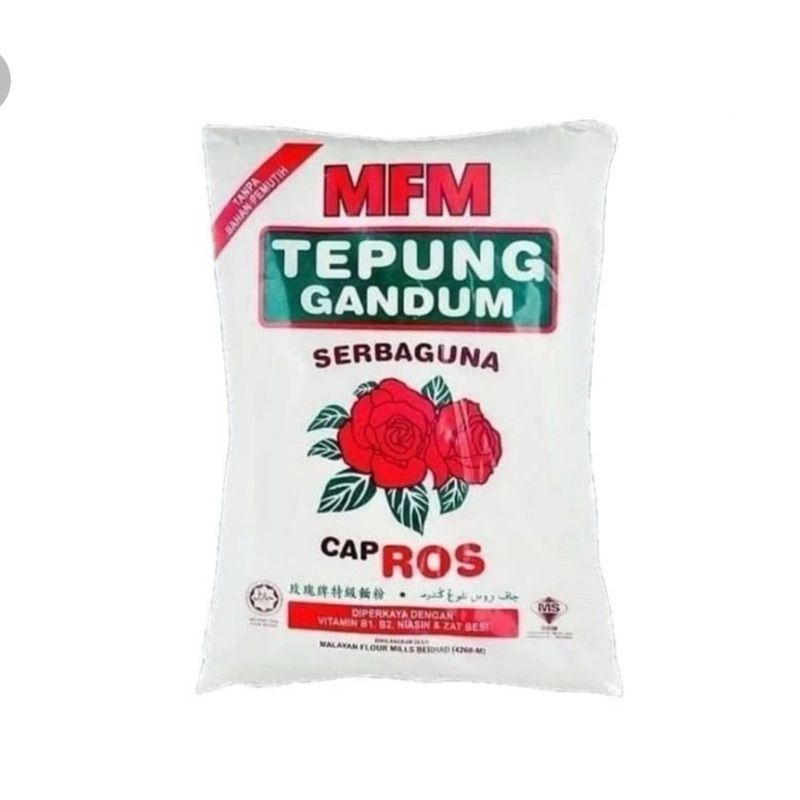 [READY STOCK] Cap Ros Tepung Gandum 850g/ Tepung Serbaguna/ Multi ...