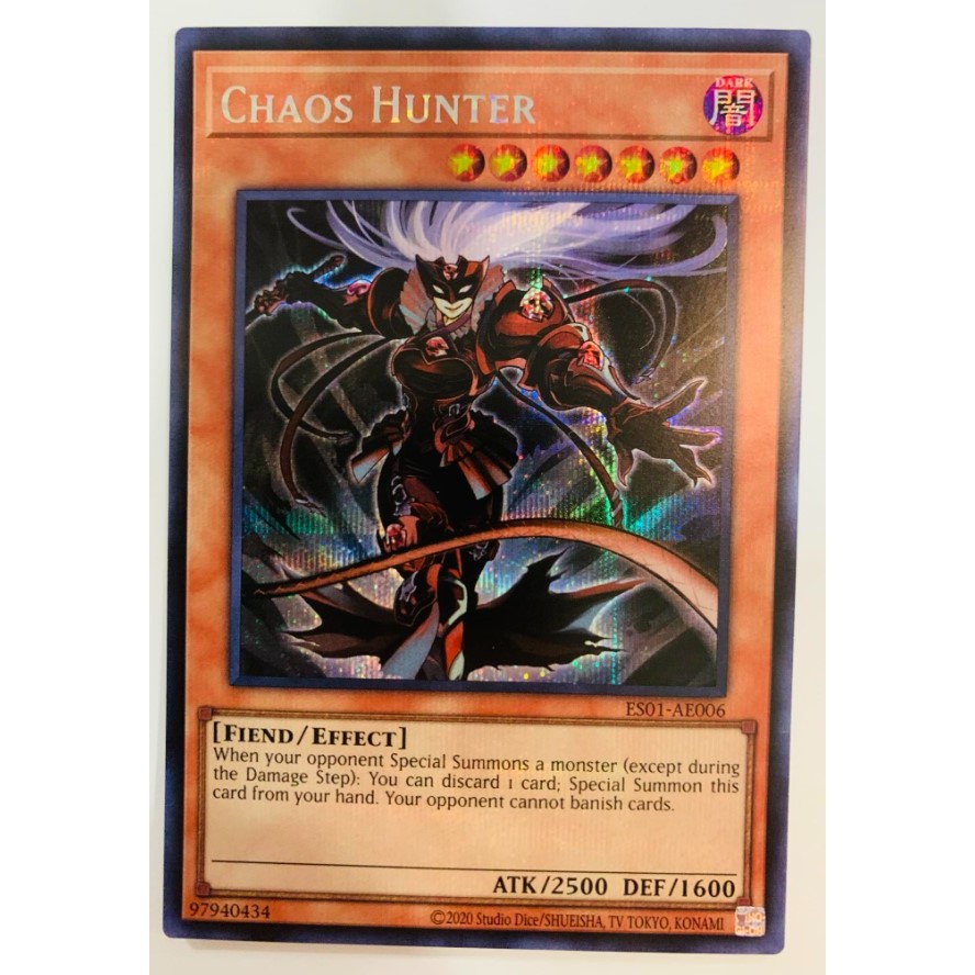 YUGIOH 22TP-JP401 SD29-JP013 SD38-JP014 EXP4-JP036 ES01-AE006 Chaos Hunter | Shopee Malaysia