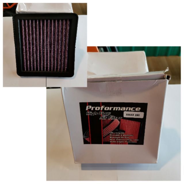 Proformance Washable Racing Air Filter For xmax nmax v2 / nvx nmax v1 ...