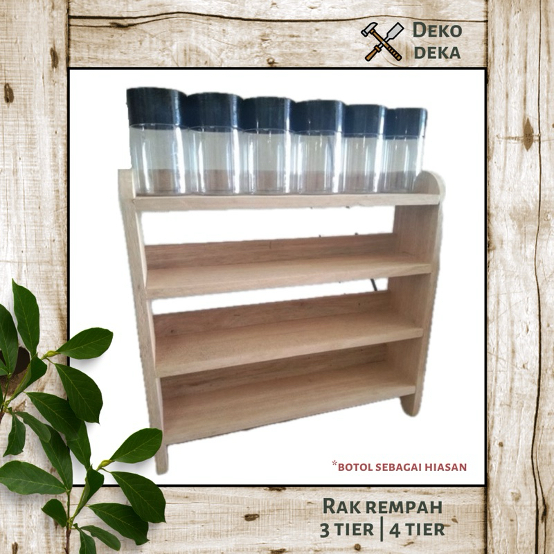🔥Ready Stock : Rak Rempah Ratus | Storage Rack Set | ⚒DekoDeka | Shopee ...