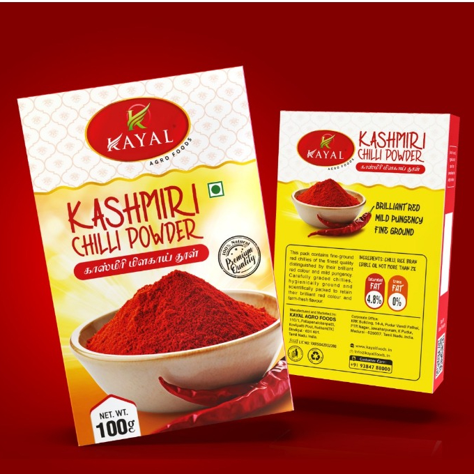 KAYAL KASHMIRI CHILLI POWDER 100G | Shopee Malaysia