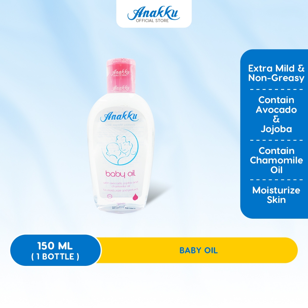 Anakku Baby Oil 150ml | Minyak Bayi BO-01 | Shopee Malaysia