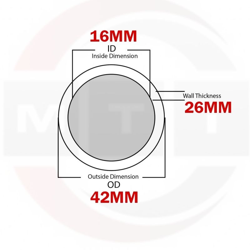 HOLLOW PIPE THICK PIPE MILD STEEL MS BUSH PIPE TEBAL BUSH BUSHING 38MM,40MM,42MM (L)(600MM ...