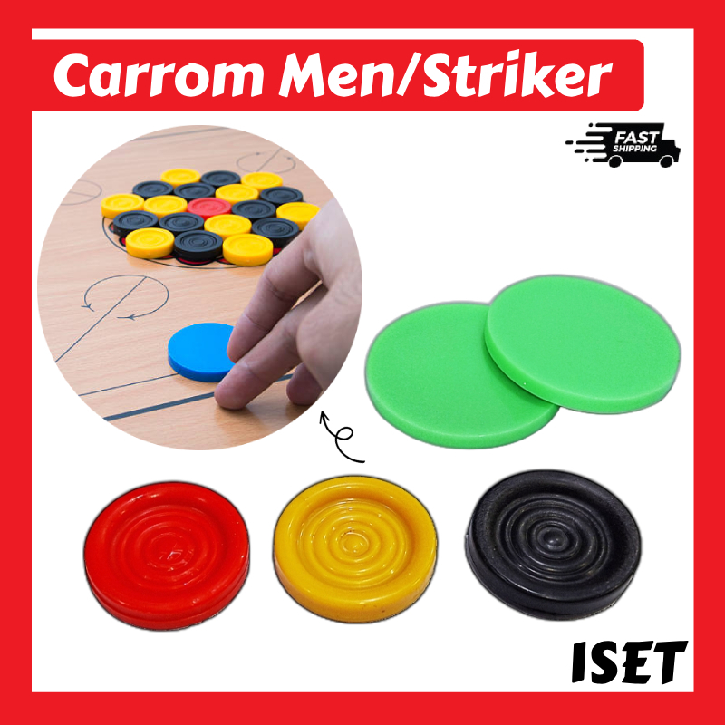 Carrom Men Acrylic Super Fine Carrom Striker Premier Classic Carrom Men ...