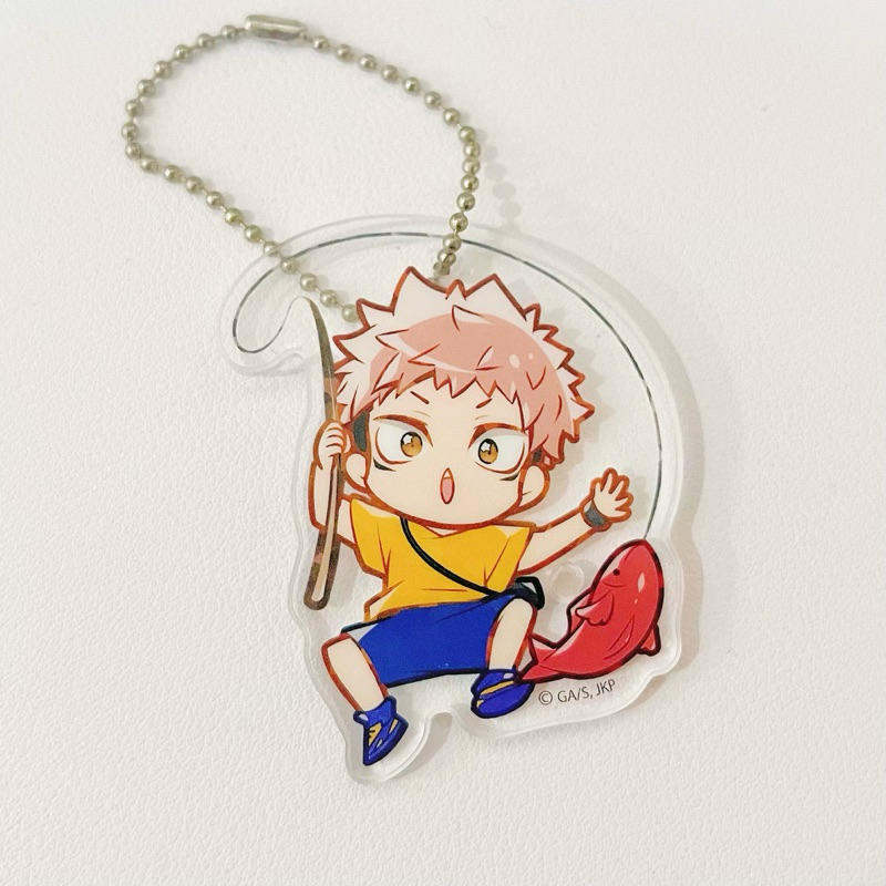 Preloved Offical Jujutsu Kaisen anime Itadori Yuji keychain | Shopee ...